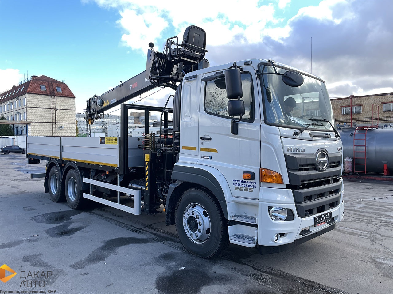 КУПИТЬ HINO 500 N7A (26т) КМУ HIAB 190 TM (8т) МИНУСОВОЙ