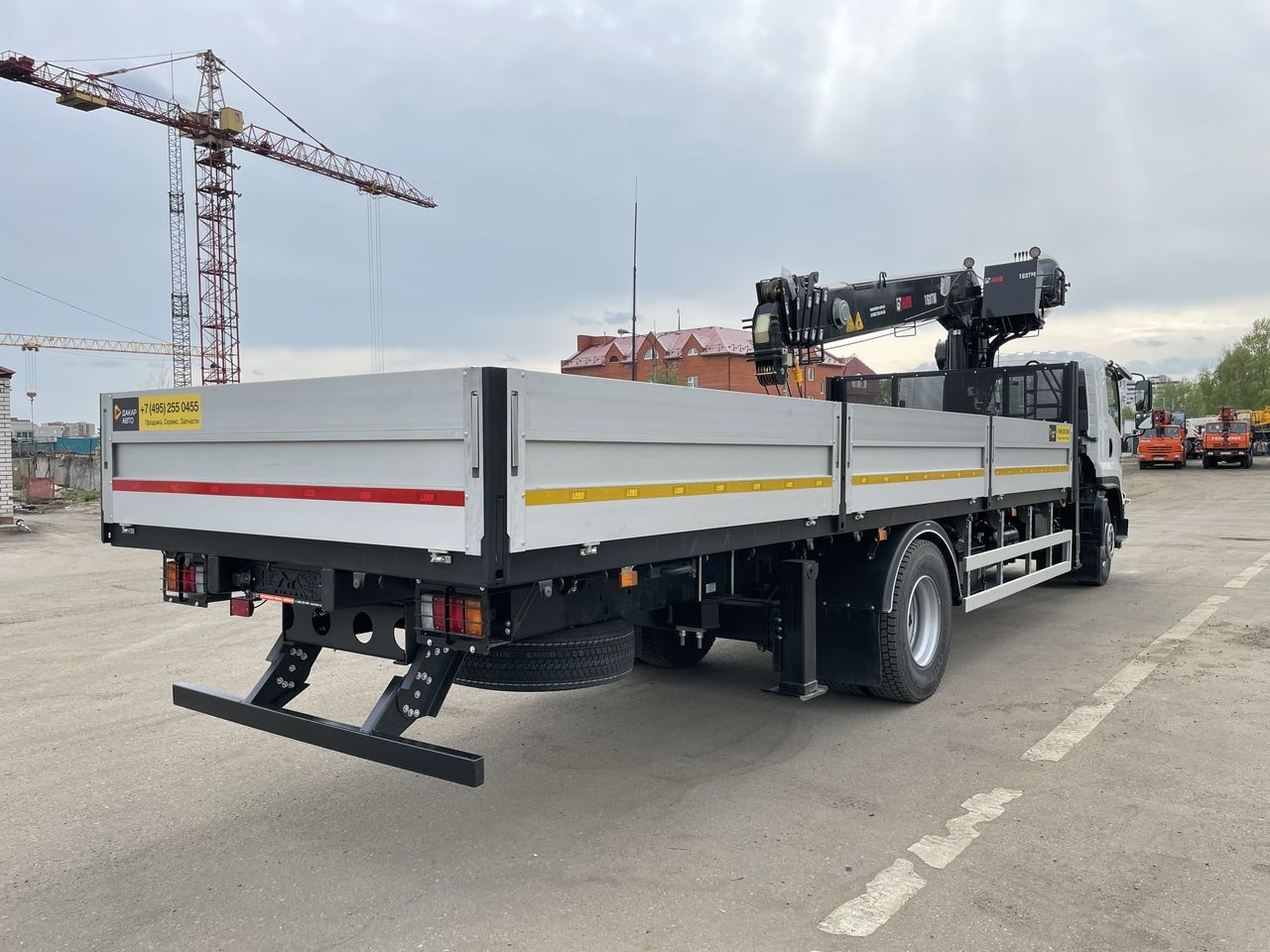 КУПИТЬ ISUZU FVR34 (18т) КМУ HIAB 160TM (6,5т) БОРТ 8,0×2,54×0,6м